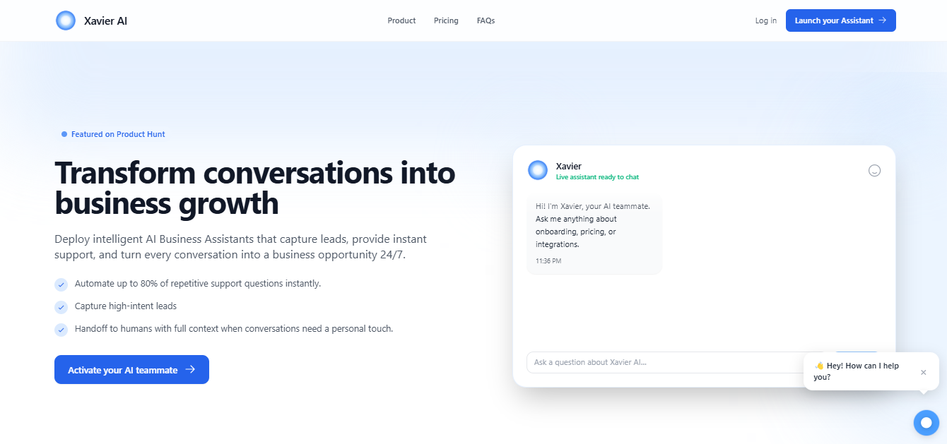 Xavier AI - AI Assistant